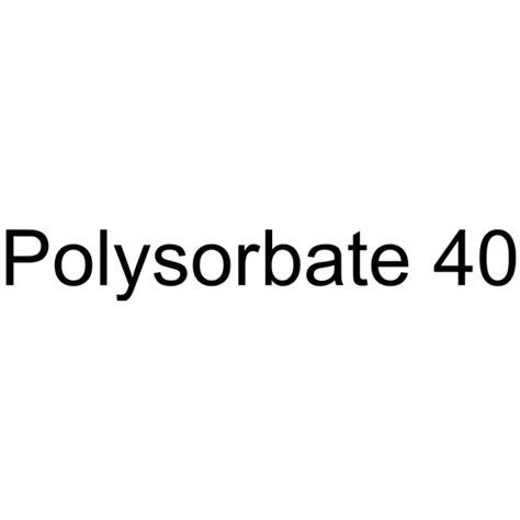 Polysorbate 40 Polyoxyethylene Sorbitan Monopalmitate Biochemical Assay Reagent Medchemexpress