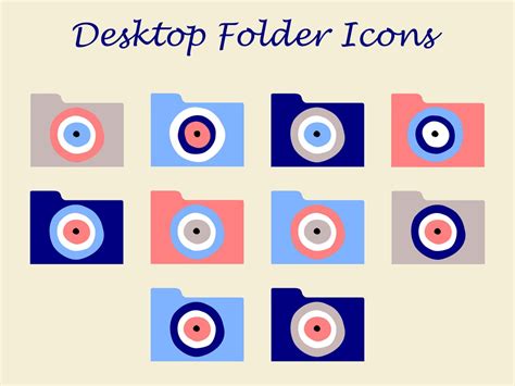 Windows Folder Icons Custom Folder Icons Evil Eye Folder Icons Etsy