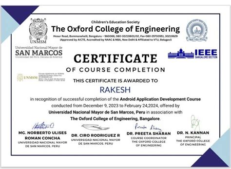 Rakesh K On Linkedin I Have Done A Android Application Development Course I Learned Lot Of