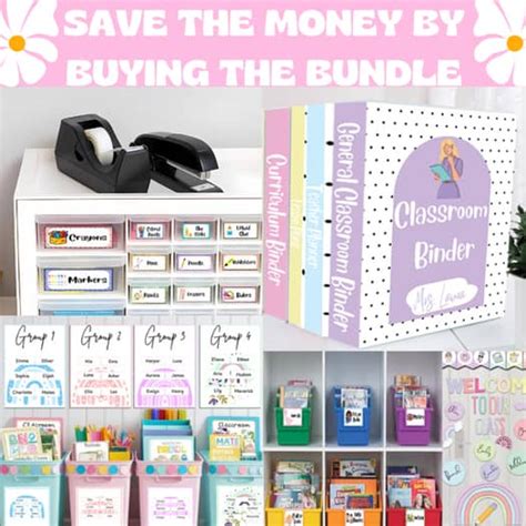 Pastel Classroom Decor Bundle Modern And Soothing Classroom Design Set