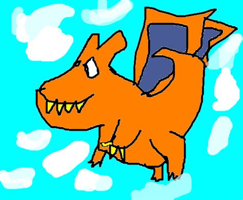 Mini Charizard Desenho De Slabunda Gartic