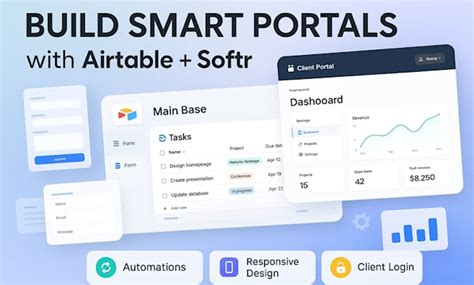 Do Airtable Database Softr Website Client Portal Airtable Interface Softr Webapp By Tinaalexiaa