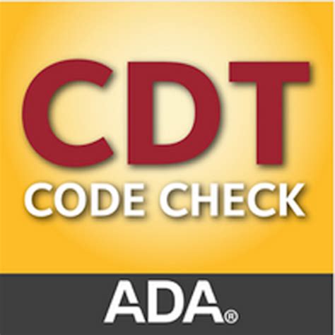 Ada Offers 2014 Cdt Dental Procedure Codes With Cdt Code Check App
