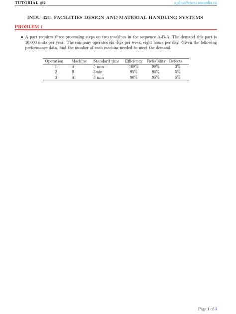 Tutorial 2 Pdf Reliability Engineering Applied Mathematics