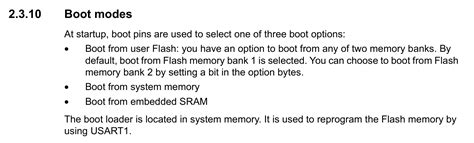 启动模式 Boot0 与 Boot1 小智嵌入式文档网站 启动模式 Boot0 与 Boot1 小智嵌入式文档网站