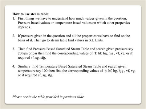 Steam And Its Properties And Steam Table Pptx