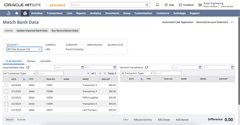 Netsuite Bank Feeds