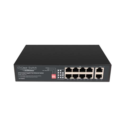 8 Port Gb Poe Ethernet Switch Antiference