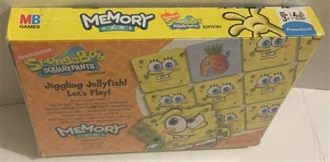 Nickelodeon Memory Game Spongebob Squarepants Age 3 New Never Opened 4628591419