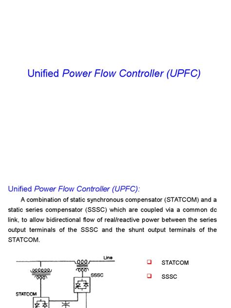 controlling power flow with a unified power flow controller upfc a