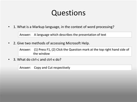 PPT Word Processing PowerPoint Presentation Free Download ID 2105388