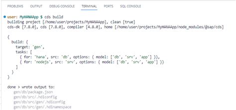 Create Database Artifacts Using Core Data Services Cds For Sap Hana Cloud Sap Tutorials