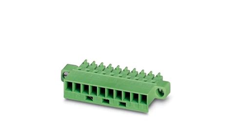 1852406 Phoenix Contact Pcb Terminal Block 6 Contact 3 81mm Pitch Push In 1 Row Socket