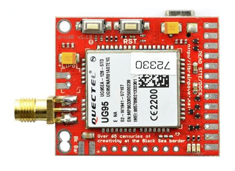Moduł Gsm 3g Sim D U3g μ Shield V 1 13 Do Arduino I Rpi Złącze Sma Sklep Botland