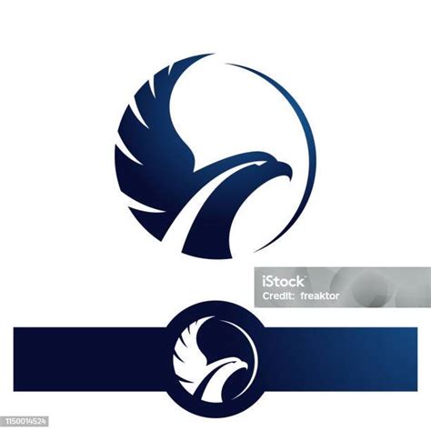 독수리 아이콘입니다 팔 콘 호크 독수리 디자인 벡터입니다 독수리에 대한 스톡 벡터 아트 및 기타 이미지 독수리 이글 아이다호 로고 Istock