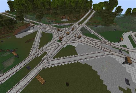2 Lane 4 Way Rail Intersection With Signals Createmod