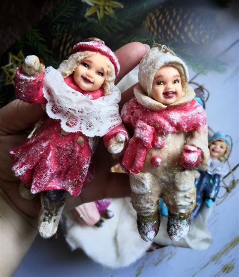 Ёлочные игрушки из ваты подарок на новый год ВКонтакте