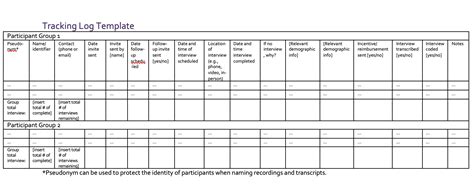 Easily Track Research And Evaluation Interviews In Word — Eval Academy