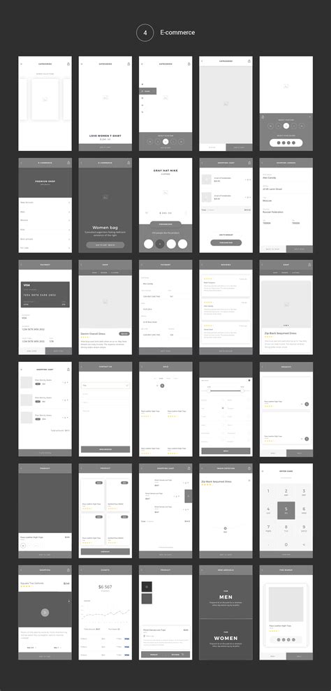 Knock First Mobile UI Kit With Wireframe On Behance