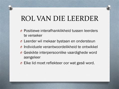 Groep Werk And Ko Operatiewe Leer Ppt Download