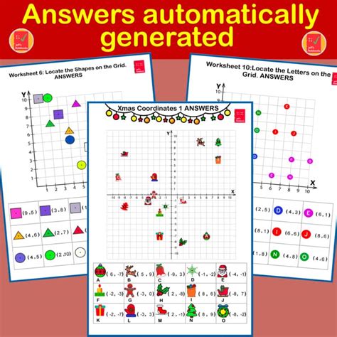 Cartesian Coordinates Bundle Xmas Edition By Jeffs Notebooks Tpt
