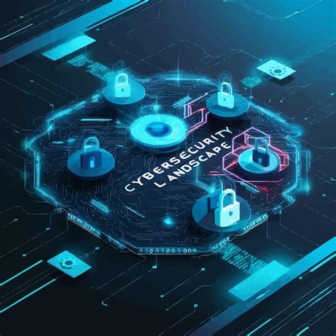 Cybersecurity Illustrations Vector Graphics Design Premium Ai