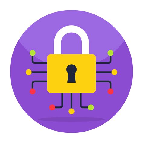 Flat Design Icon Of Encryption 13506106 Vector Art At Vecteezy