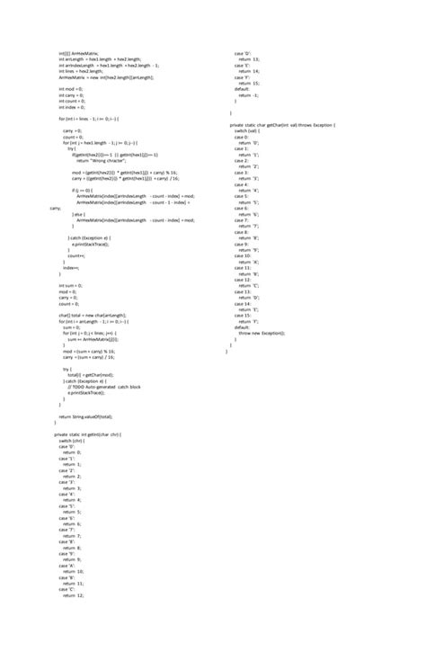 Java Binary Subtraction Pdf