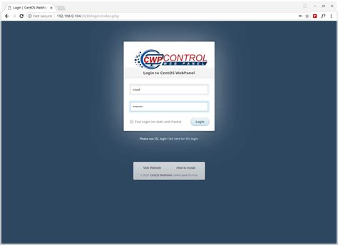 How To Install Centos Web Panel Cwp On Centos 7