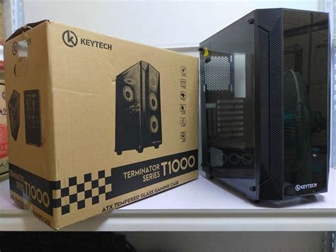 Keytech Terminator Series T1000 Case With 4 Fans Computers Tech Parts Accessories Other