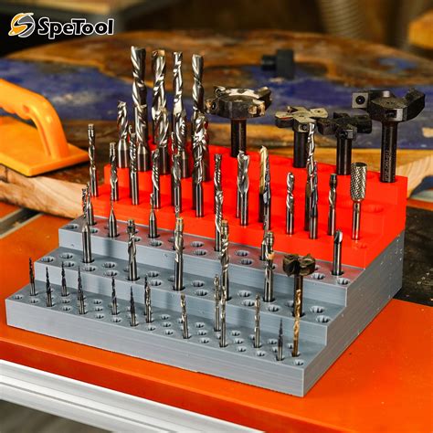 3d Printed Router Bit Holder Round Hole Spetool