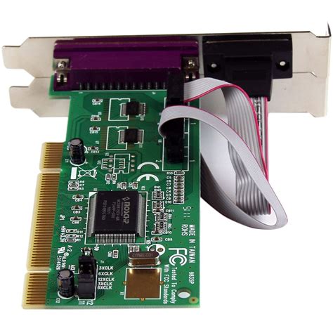 StarTech Com 2S1P PCI Serial Parallel Combo Card With 16550 UART 1 X 25 Pin DB 25 Female IEEE