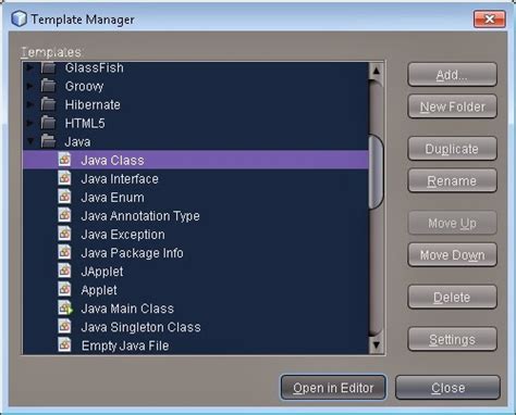 Opengard Modificación Netbeans Code Templates En Netbeans 74