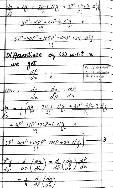 Solution Numerical Differentiation And Integration Using Newton S