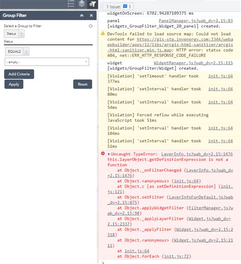 Reset Group Filter Widget Page 2 Esri Community