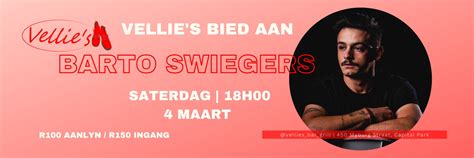 Book Tickets For Vellies Bied Aan Barto Swiegers