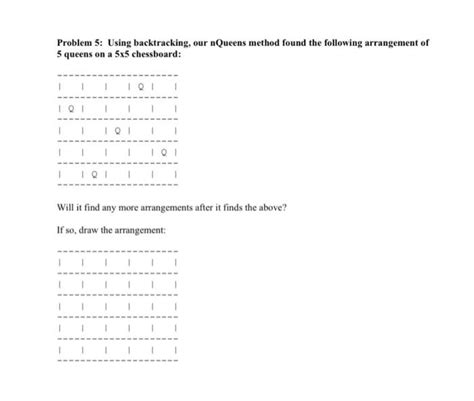 Solved Problem Using Backtracking Our Nqueens Method Chegg