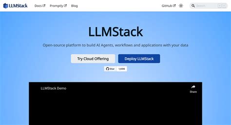 Llmstack Ai Agents In Minutes No Code Ai App Builder Llmstack Ai Powered Ai Apps Platform