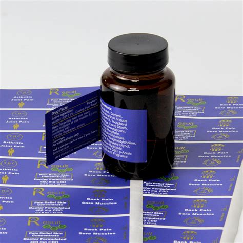 Customize Multi Page Leaflet Label Peel Away Folding Label Booklet Multi Layer Bottle Label