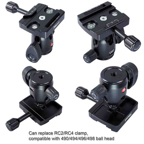 Clamp For Manfrotto 496 Tripod Ball Head 200pl 410pl Qr Plate