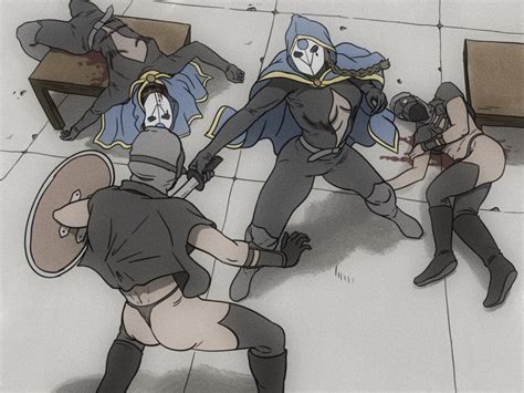 Commission Blue Vs Black By Eccentrix Hentai Foundry
