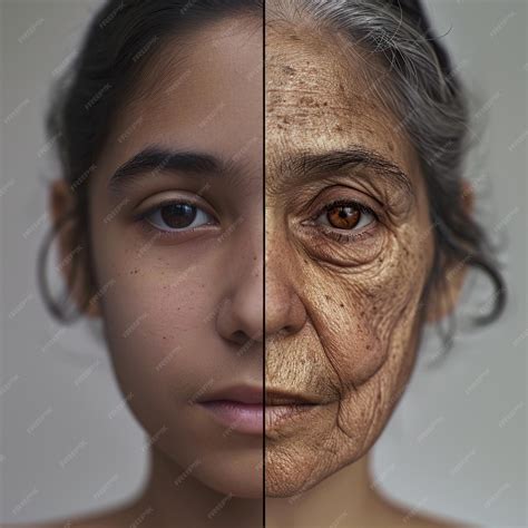 Premium Photo Split Screen Photo Of A Woman Divided Into Two Halfes