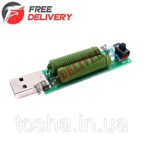 USB Нагрузочный Резистор, Нагрузка со Свичем 1А/2А — Купить Недорого на ...