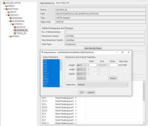 Msc Nastran H5 Hdfview Java Hdf Object Package Hdf Forum