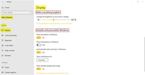 How To Use Ease Of Access Settings In Windows 10