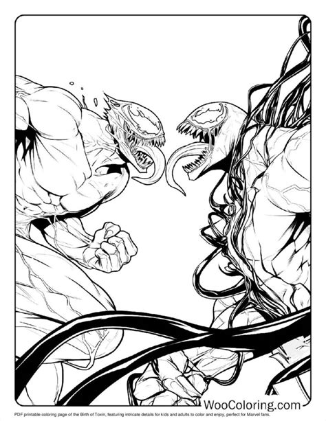 Carnage Spider Man Coloring Page