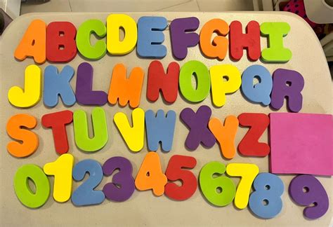 36pcs Munchkin Learn Letters And Numbers Bath Toy Eva Foam On Carousell
