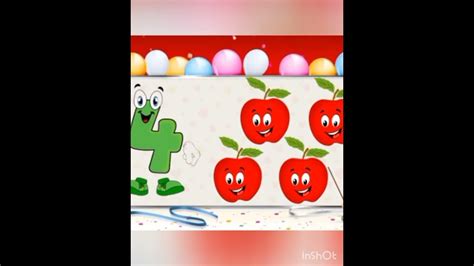 Дидактична гра Порахуй фрукти Youtube