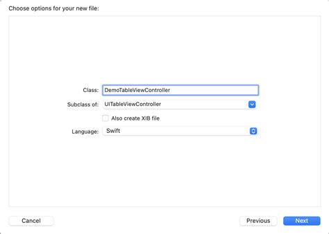 How To Build Static Cells In Table View Controller Embed To Container View — Swift 5 By Hana