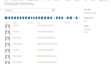 How To Create A Sharepoint Employee Directory